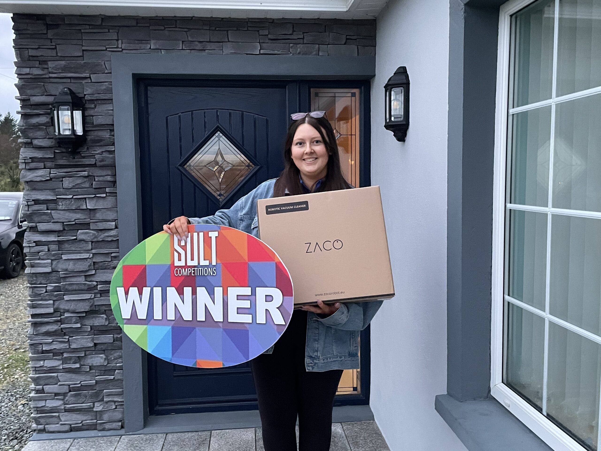 Niamh Rodgers Derryconnor, Donegal win ZACO robot vacuum mop - Sult ...